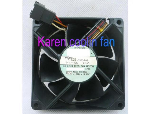 Click here for 8CM 3110KL-05W-B55 8025 24V 0.15A 4WIRE Cooling Fa... prices