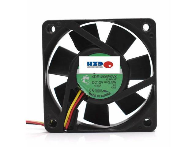 Click here for 6CM KDE1206PKVX 12V 2.5W 3WIRE cooling fan 60*60*2... prices