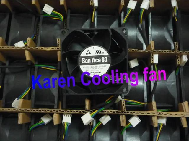 Click here for 8cm 8038 12V 1.2A 9GA0812P1G661 4wire Cooling Fan prices