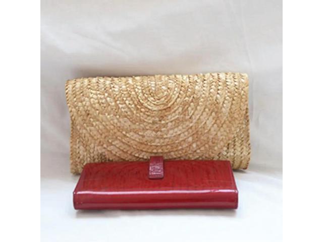 Click here for Wheat Straw Woven Clutch Handmade Beach Clutch Lad... prices
