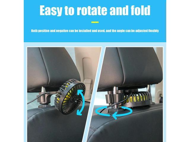 Click here for USB Car Seat Headrest Fan 3 Speeds Cooling Backsea... prices