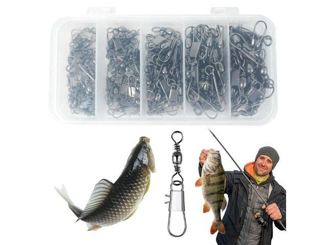 Click here for 200 PCS Stainless Steel Fishing Snap Swivel High S... prices