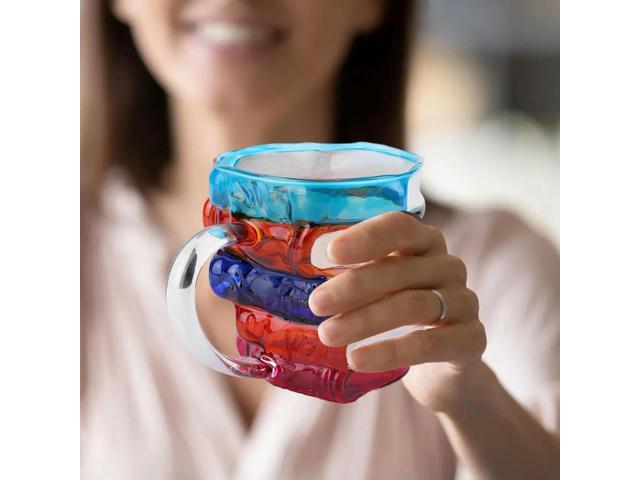 Click here for 3D Painted Books Coffee Mug Novelty Colored Glass... prices