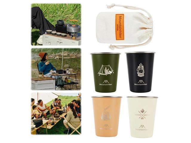 Click here for 4Pcs 350ml Outdoor Camping Cup with Bag Tea Coffee... prices