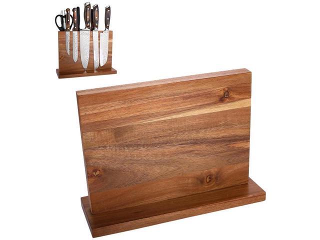 Click here for Magnetic Knife Block Double-Sided Wooden Knife Hol... prices