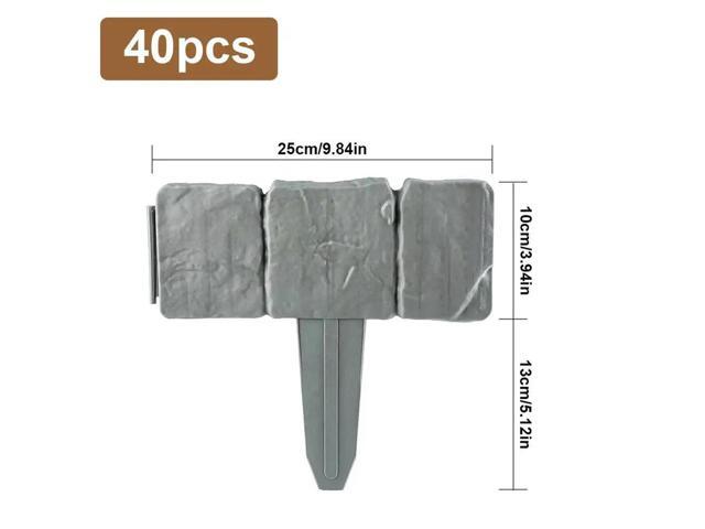 Click here for Garden Edging Border Imitation Stone Fence Partiti... prices