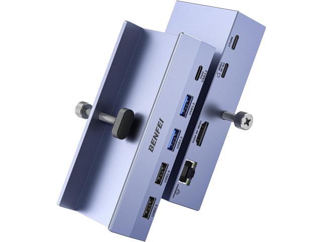Click here for BENFEI 8-in-1 USB C Hub with Secure Clamp Features... prices