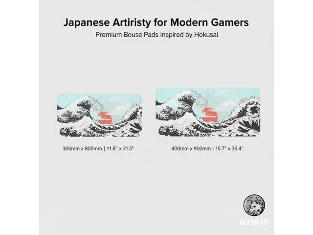 Click here for Alpha Fit Artisan Japanese Great Wave Mouse Pad  T... prices