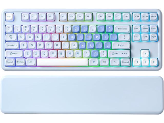 Click here for YUNZII B87 Wireless Mechanical Keyboard QMK/VIA Pr... prices