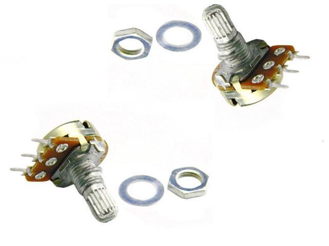 Click here for 1k Ohm Potentiometer (2pcs) - Linear Taper Rotary... prices