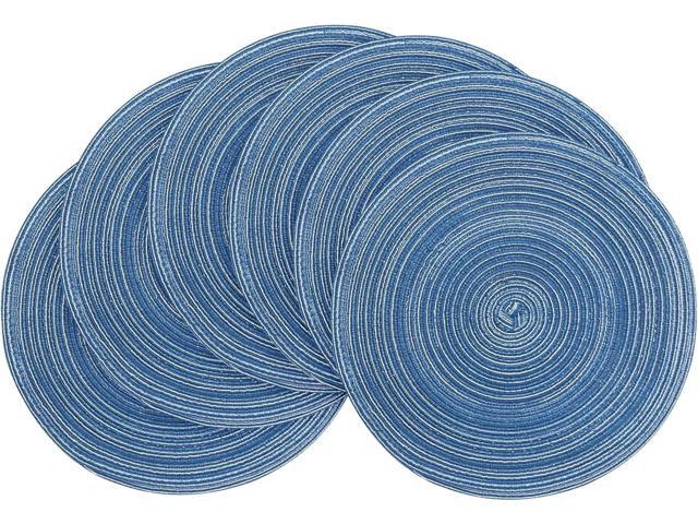 Click here for Tanvia 6 Pack 15 Inch Round Braided Placemats  Was... prices