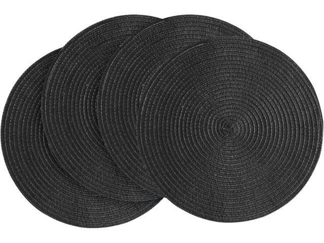 Click here for Tanvia 4 Pack 15 Inch Round Braided Placemats  Was... prices