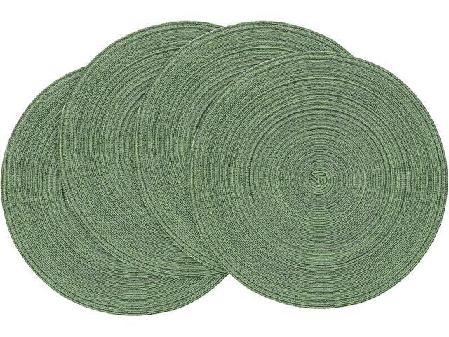 Click here for Tanvia 4 Pack 15 Inch Round Braided Placemats  Was... prices