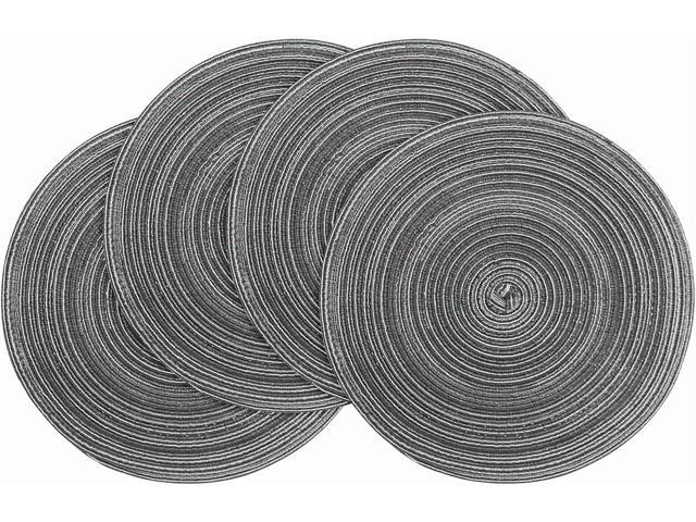Click here for Tanvia 6 Pack 15 Inch Round Braided Placemats  Was... prices