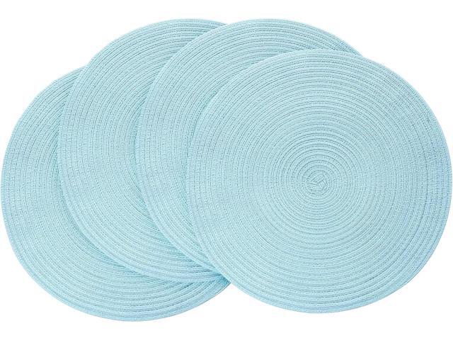 Click here for Tanvia 4 Pack 15 Inch Round Braided Placemats  Was... prices