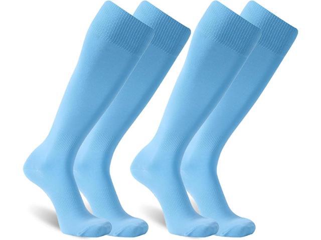 Click here for Tanvia 2 Pairs Unisex Soccer Socks  Knee High Soli... prices