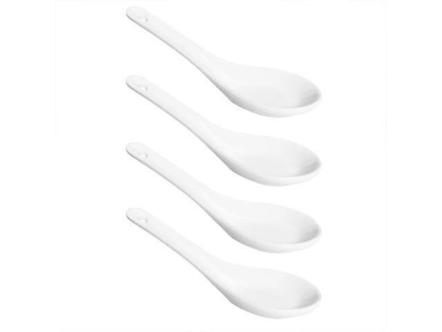 Click here for Tanvia 4 Packs Ceramic Soup Spoon - 5.1inch Asian... prices