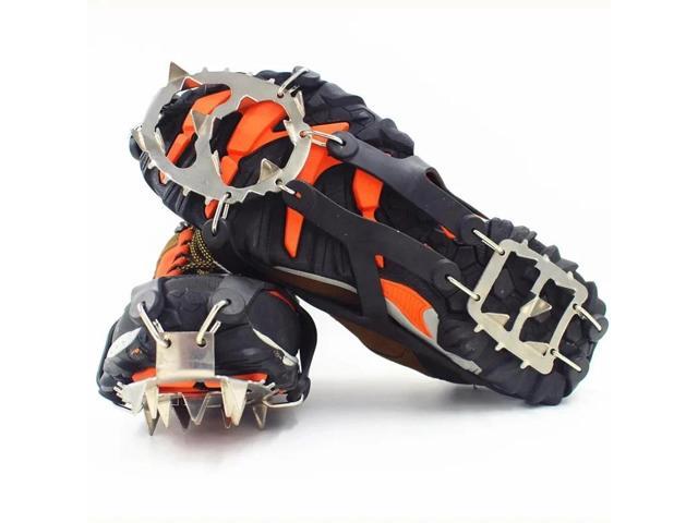 Click here for 18 Teeth Ice Gripper Spike Outdoor Ice Climbing Sh... prices