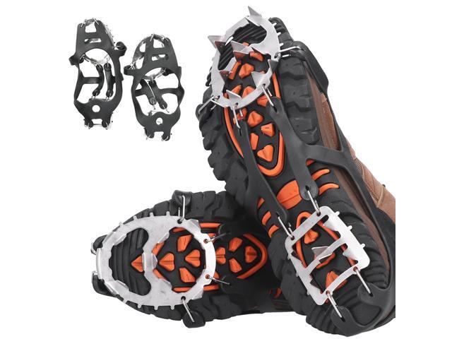 Click here for 18 Tooth Ice Cleats Snow Grips Spikes1 Pair Crampo... prices