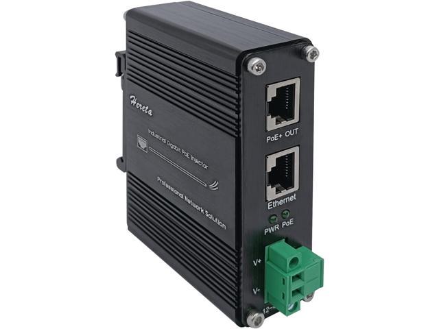 Click here for Hardened Industrial Gigabit PoE+ Injector 12-48VDC... prices