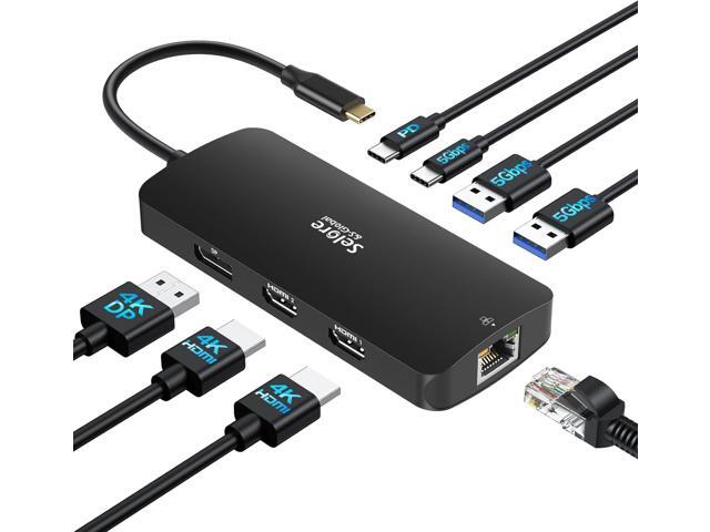 Click here for USB C Docking Station Dual HDMI Monitors Selore Do... prices