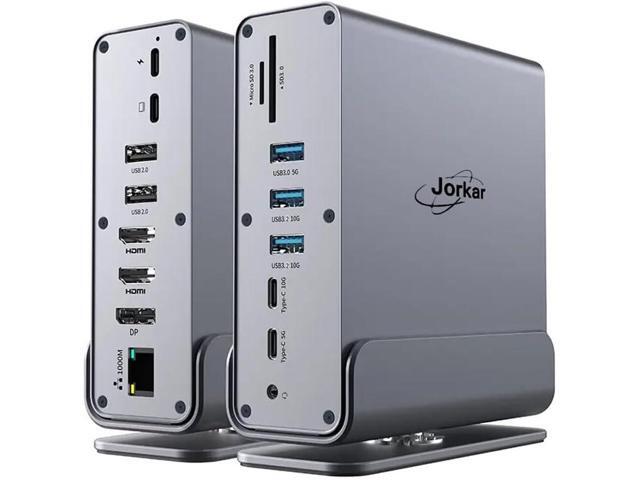 Click here for Jorkar Vertical Laptop Docking Station 3 Monitors... prices