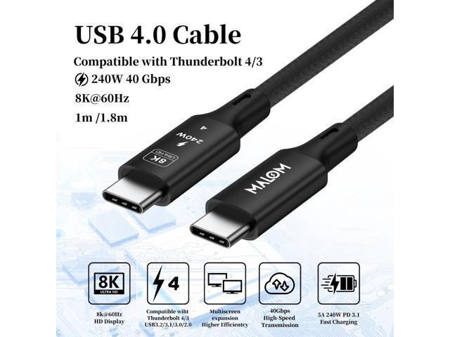 Click here for MALOM USB C to C 4.0  40Gbps for Thunderbolt 4 Cab... prices