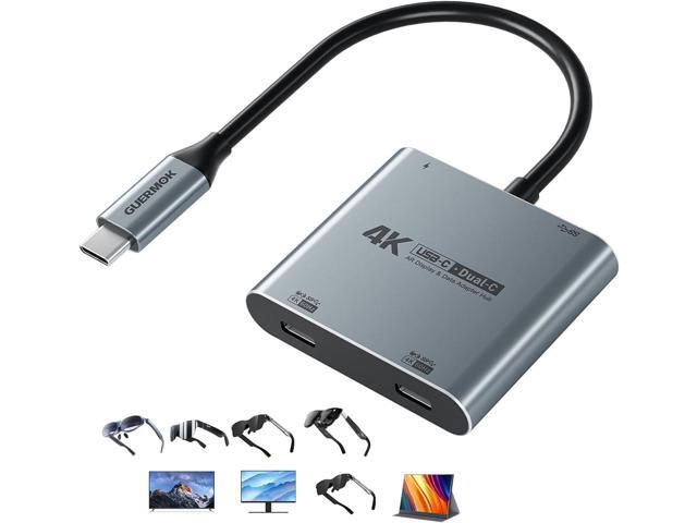 Click here for Guermok 4-in-1 Dual USB-C Display Hub  4K@60Hz Vid... prices