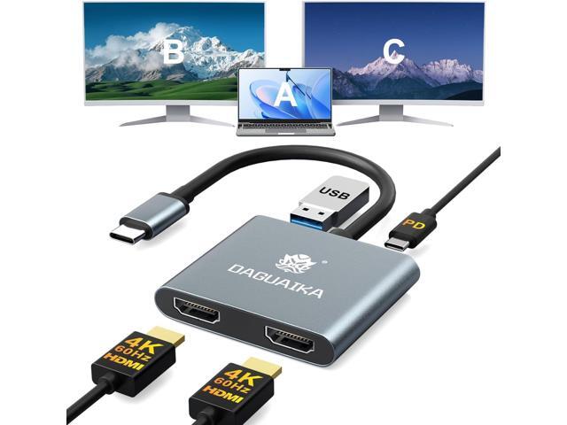 Click here for DAGUAIKA USB C to Dual HDMI Adapter  4K@60Hz Singl... prices