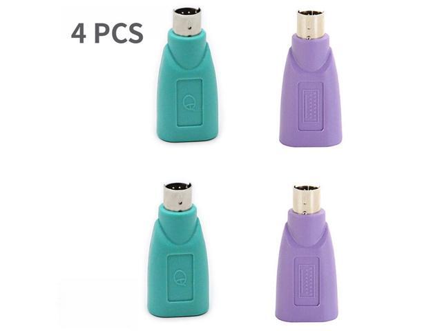 Click here for 4pcs PS2 Male to USB Female Converter Plug Mouse K... prices