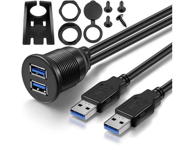 Click here for 2 Ports Dual Usb 3.0 Male to Usb 3.0 Female Aux Fl... prices