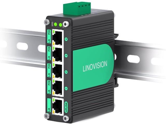 Click here for LINOVISION Industrial 5 Ports Gigabit Solar POE Sw... prices