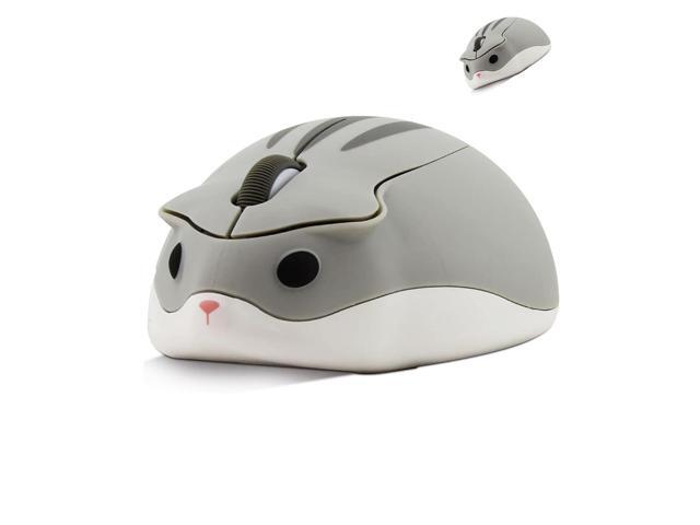 Click here for Wireless Mouse Cute Hamster Shape Silent Click Por... prices
