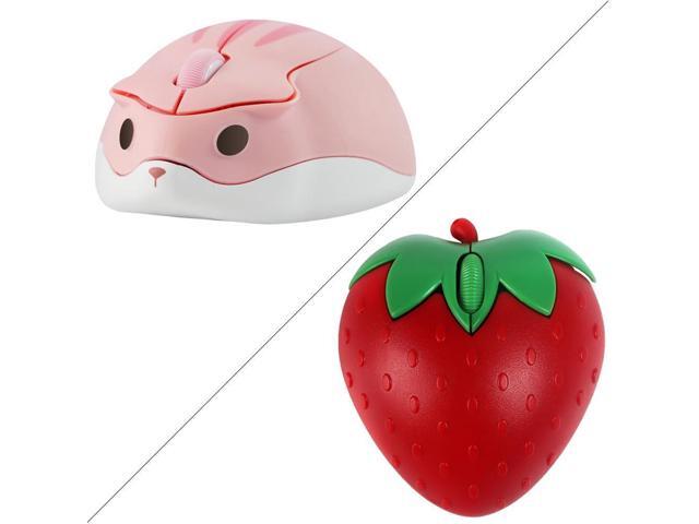 Click here for SOEWIOU Wireless Mouse Cute Hamster Shape Less Noi... prices
