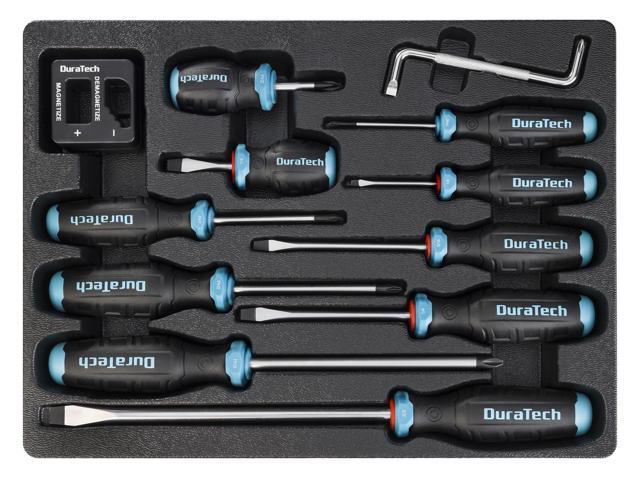 Click here for DURATECH 12-Piece Magnetic Screwdriver Set  5 Phil... prices