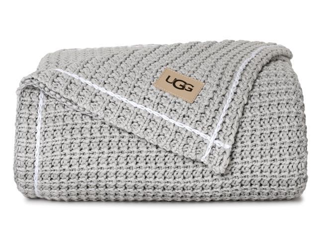 Click here for UGG Luna Knit Blanket Throw Cotton Chunky Soft Thr... prices