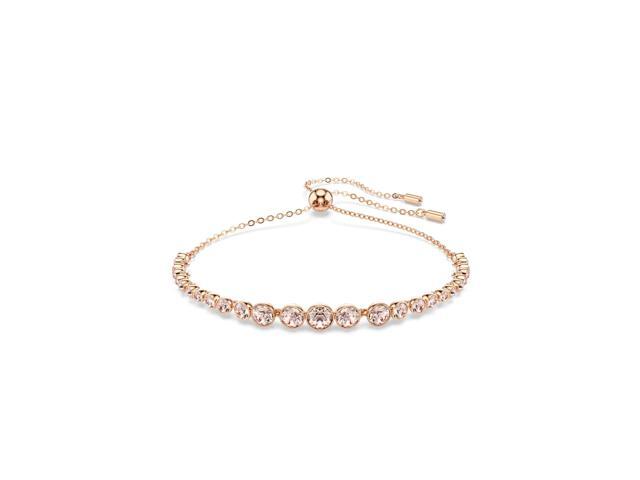 Click here for Swarovski Imber Emily Bracelet  Round Pink Crystal... prices