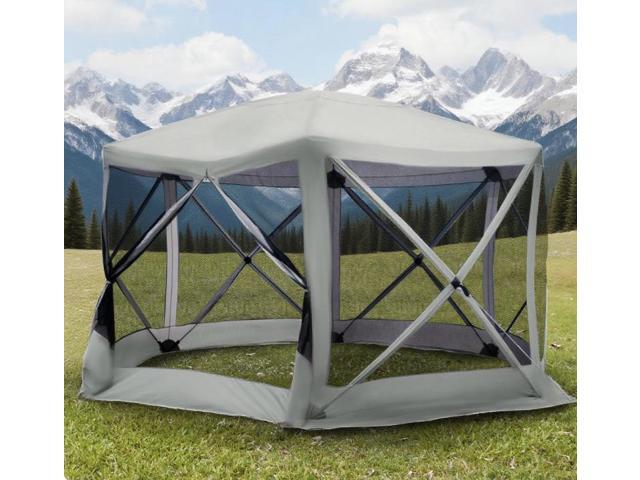 Click here for 6-Sided Hexagon Pop Up Party Tent Gazebo with Mesh... prices