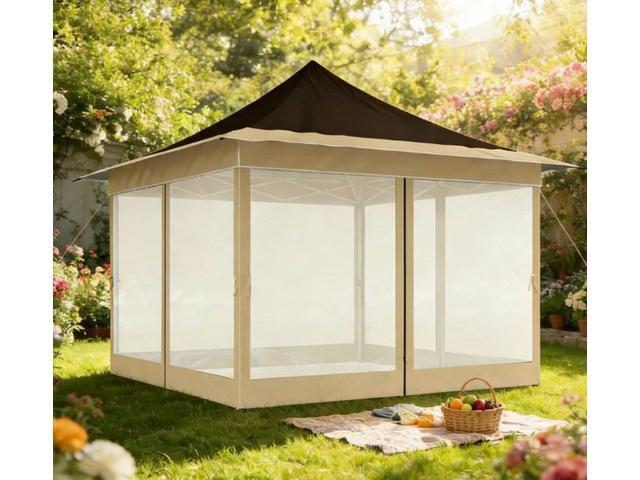 Click here for Spacious Pop Up Tent Canopy Tent with Mesh Netting... prices