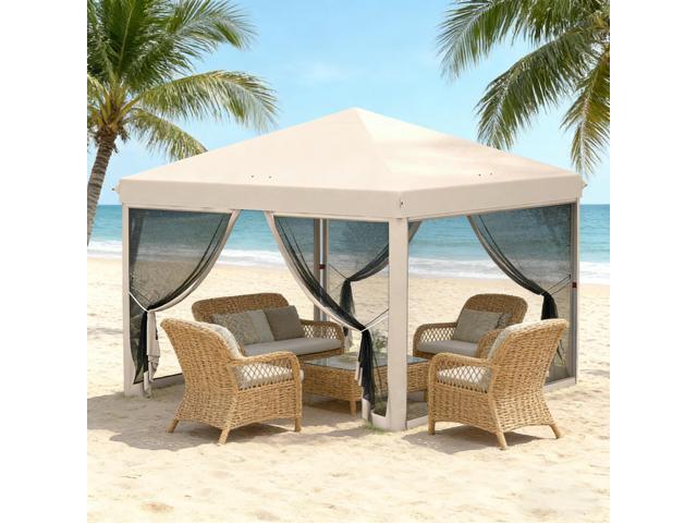 Click here for Outdoor Screen Room House Pop Up Canopy Tent prices