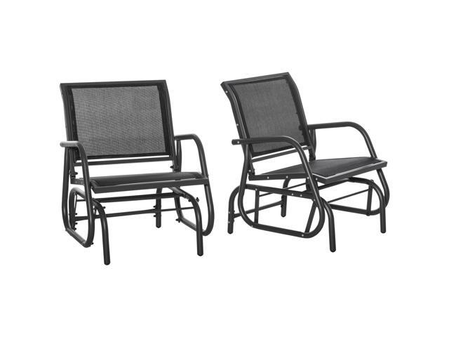 Click here for Porch Glider Set of 2  Metal Frame Swing Glider Ch... prices
