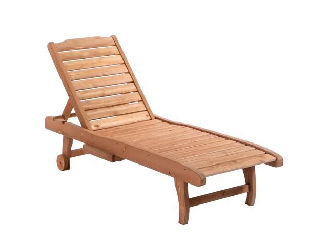 Click here for Outdoor Chaise Lounge Pool Chair  Built-In Table... prices