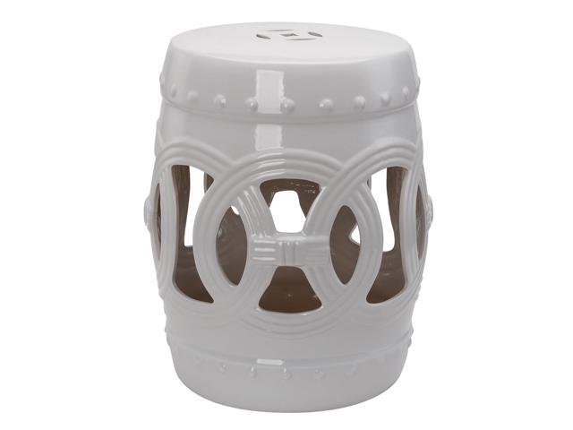 Click here for 14 x 17 Ceramic Garden Stool with Double-Coin Knot... prices