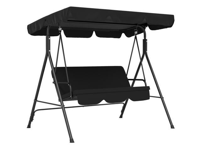 Click here for 3-Seat Outdoor Patio Swing Chair with Removable Cu... prices