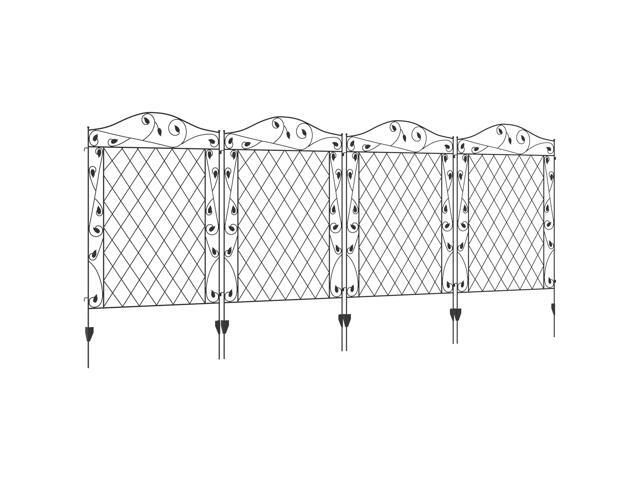 Click here for Garden Fence  4 Pack Steel Fence Panels  11.5 L x... prices