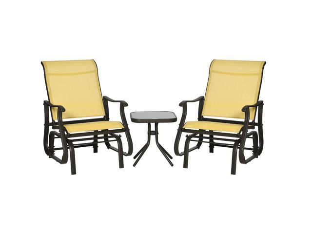 Click here for 3-Piece Outdoor Gliders Set Bistro Set with Steel... prices