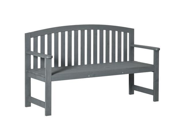 Click here for 56 Outdoor Wood Bench  2-Seater Garden Bench with... prices