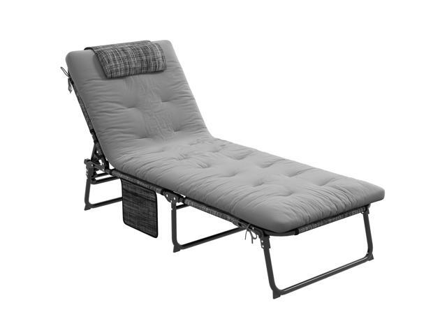 Click here for Folding Chaise Lounge with 4-level Reclining Back... prices