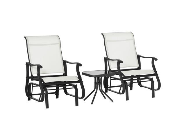 Click here for 3-Piece Outdoor Gliders Set Bistro Set with Steel... prices