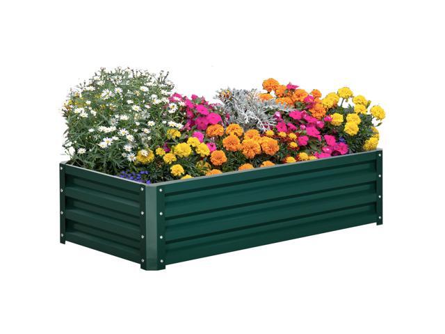 Click here for Raised Garden Bed  4 x 2 x 1 Galvanized Planter Bo... prices